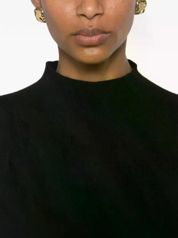 SERGIO MORETTI FIRENZE Mock Neck Long Sleeve Sweater