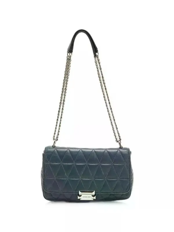 Michael Kors Sloan Quilted Shoulder Bag - Blue