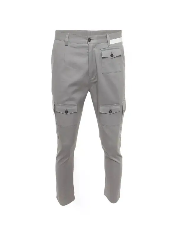 Dolce & Gabbana Gabardine Cargo Pants - Grey