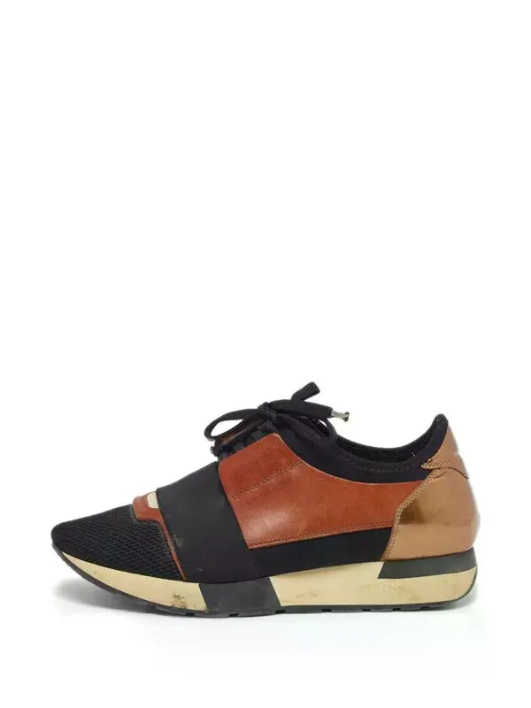 Balenciaga Race Runner Mesh Sneakers - Black