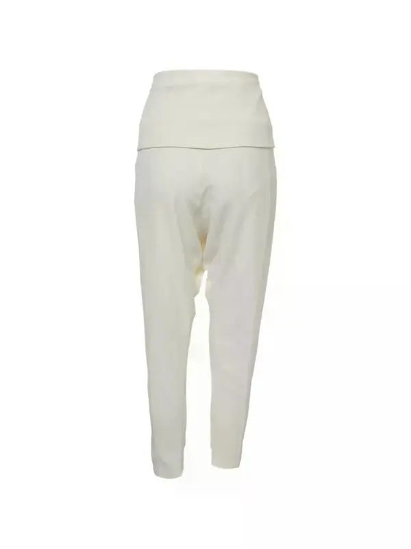 Alexander McQueen Foldover-waistband Tapered Trousers