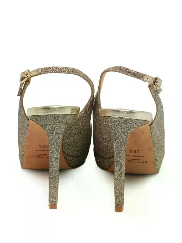 JIMMY CHOO Glitter Slingback Pumps