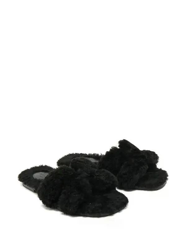Hermès Oran Shearling Sandals
