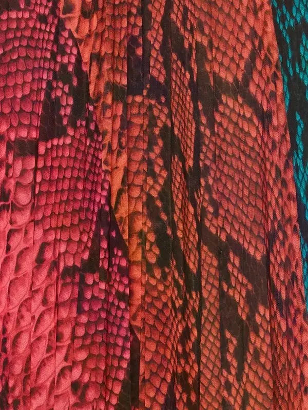 Escada Dansion Snakeskin-print Maxi Dress