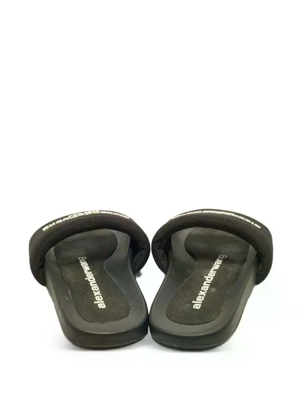 Alexander Wang Logo Print Pool Slides