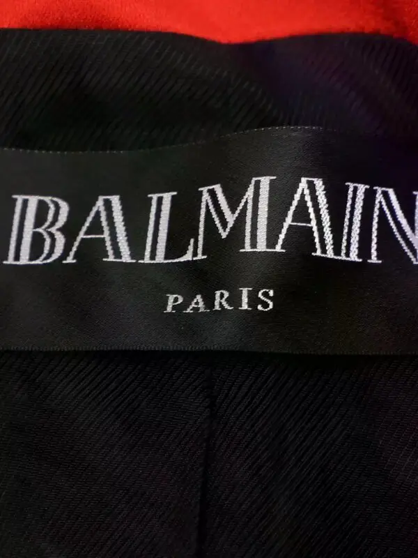 Balmain Textured Double-breasted Blazer