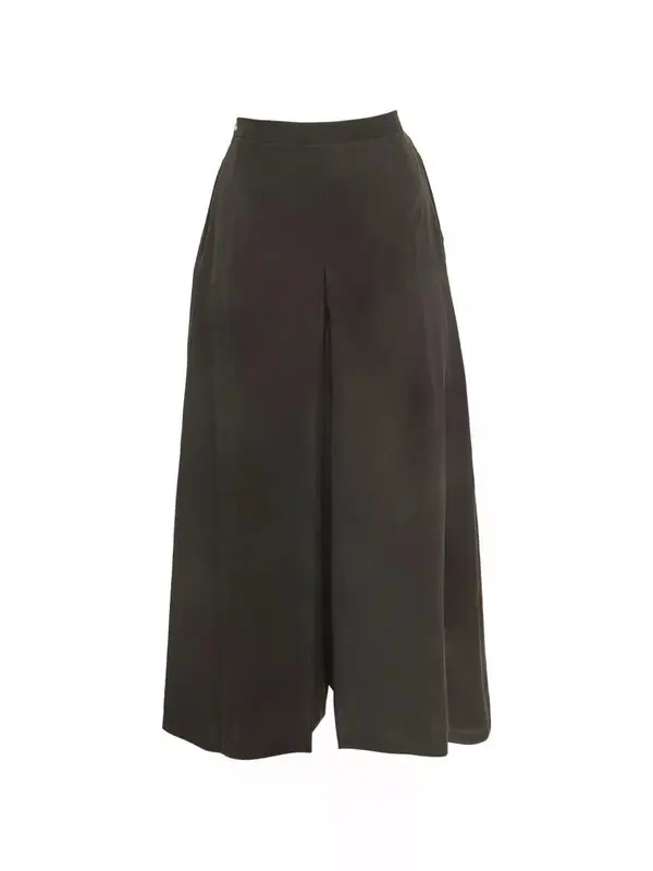 Max Mara Box Pleat Midi Skirt - Grey
