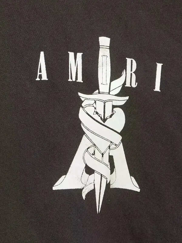 Amiri Dagger Graphic Logo Hoodie