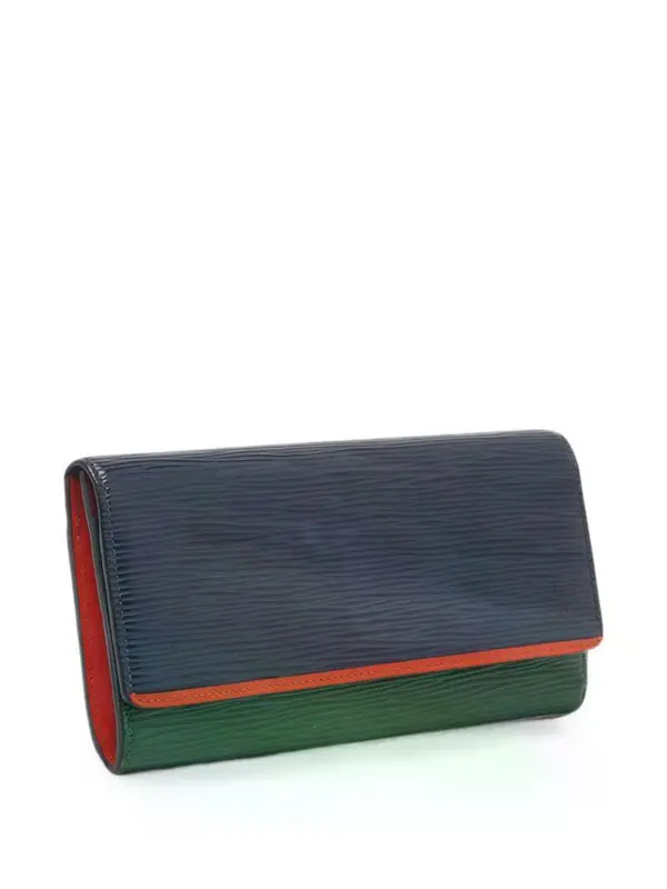 LOUIS VUITTON 2017 Flore Épi-leather Wallet