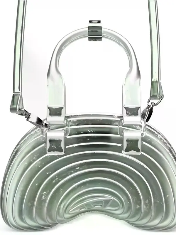 DIESEL® X Melissa Quantum Dome Shoulder Bag - Silver