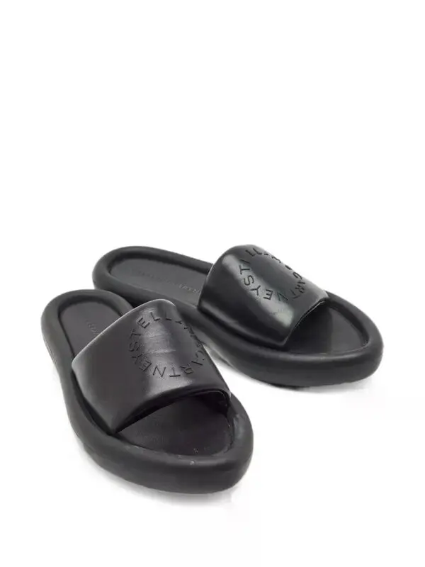 Stella McCartney Embossed Logo Slides