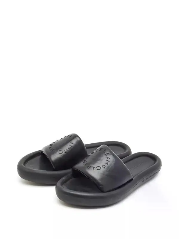 Stella McCartney Embossed Logo Slides