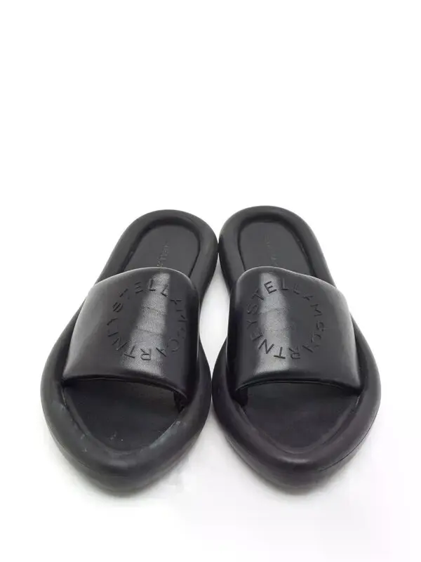 Stella McCartney Embossed Logo Slides