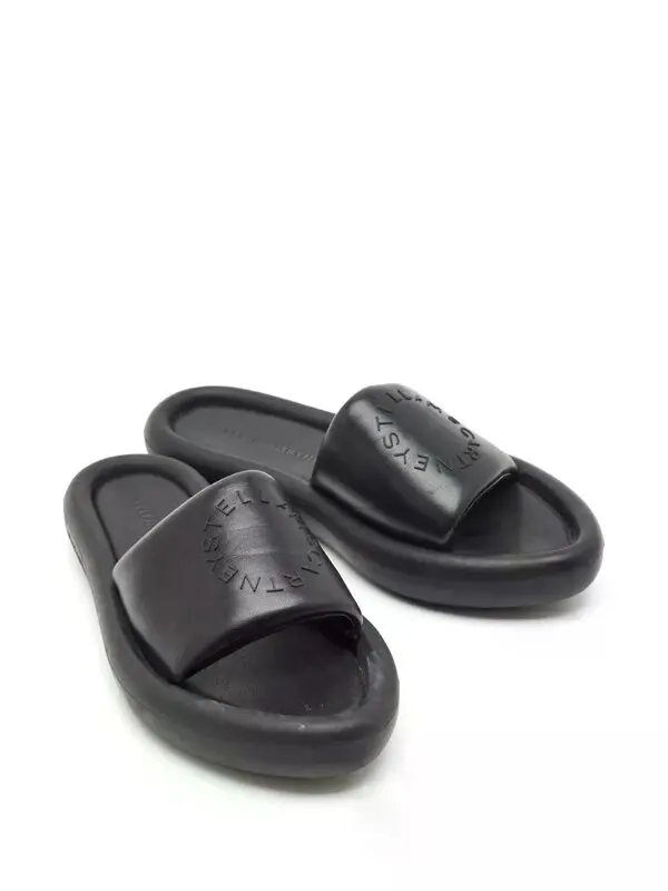 Stella McCartney Embossed Logo Slides