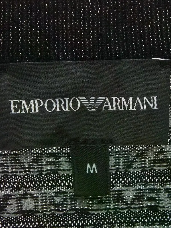 Emporio Armani All-over Logo Knit Sweater