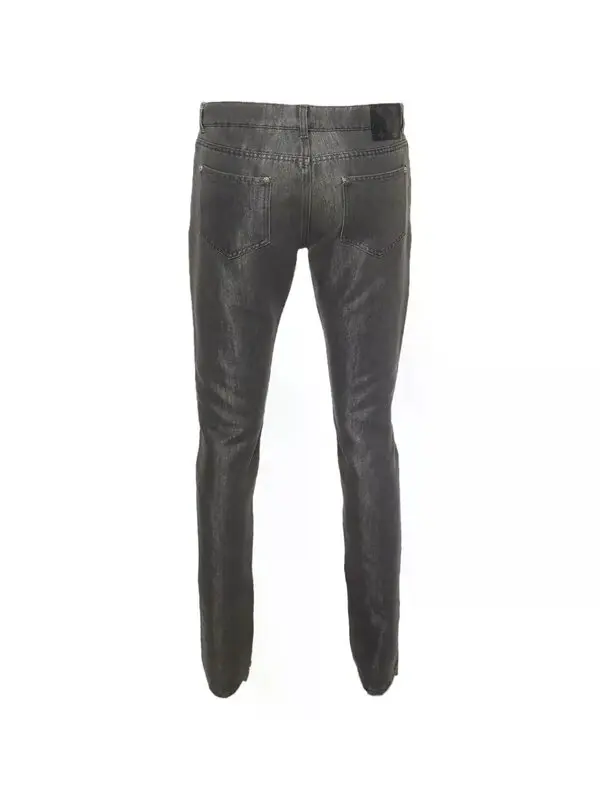 LOUIS VUITTON Slim-fit Waxed Effect Jeans