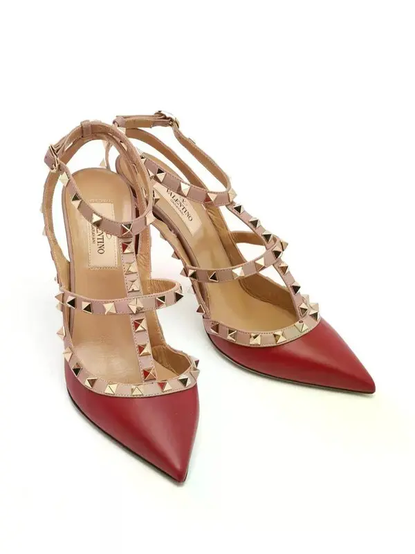 Valentino Garavani Rockstud Ankle Strap Pumps