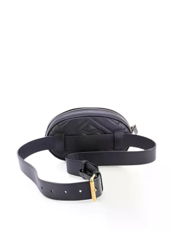 Gucci Gg Marmont Matelassé Leather Belt Bag