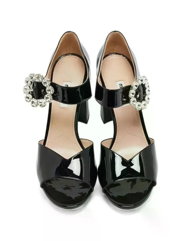 Miu Miu Embellished Mary Jane Pumps