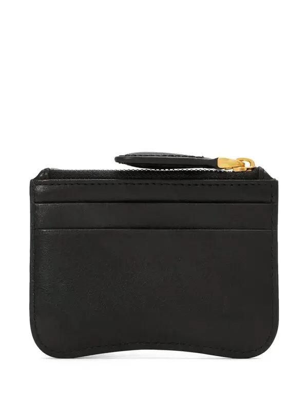 AMI Paris Paris Paris Zipped Cowhide-leather Card Holder
