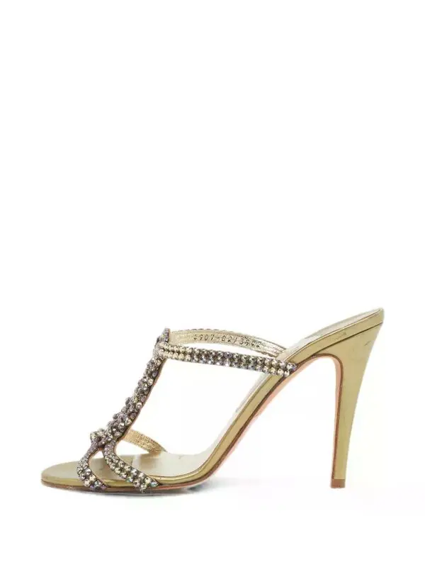GINA Crystal Embellished Stiletto Sandals