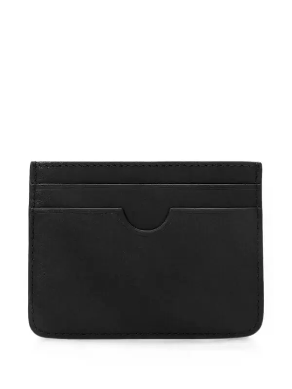 AMI Paris Cowhide-leather Card-holder With De Coeur