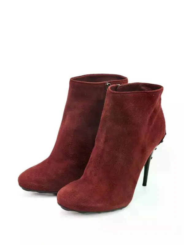 TOD'S Suede Studded Ankle Boots