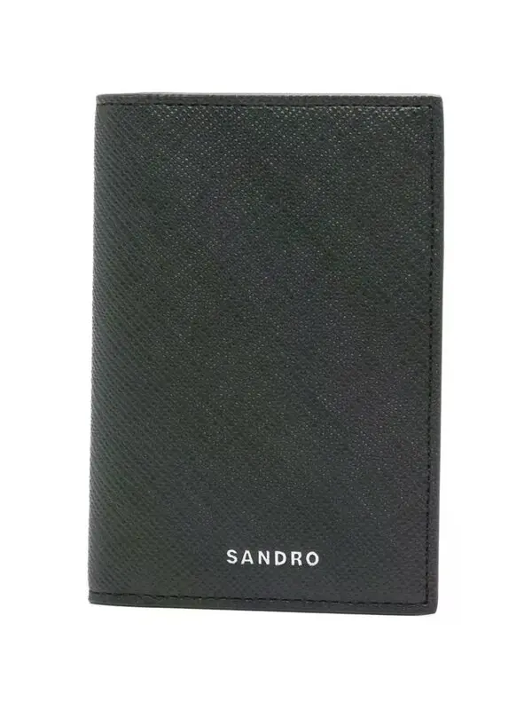 Sandro Logo-print Cardholder - Black