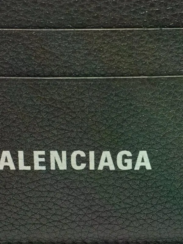 Balenciaga Logo-print Leather Card Holder