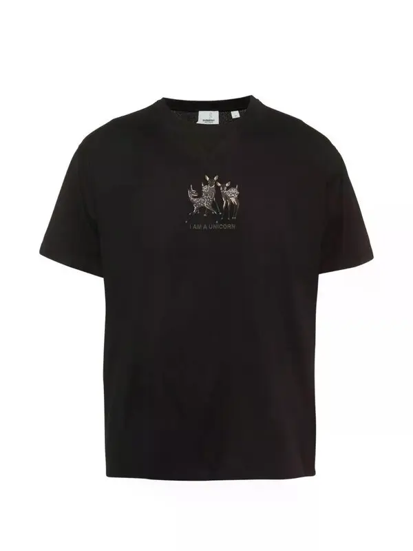 Burberry Embroidered Oversized T-shirt