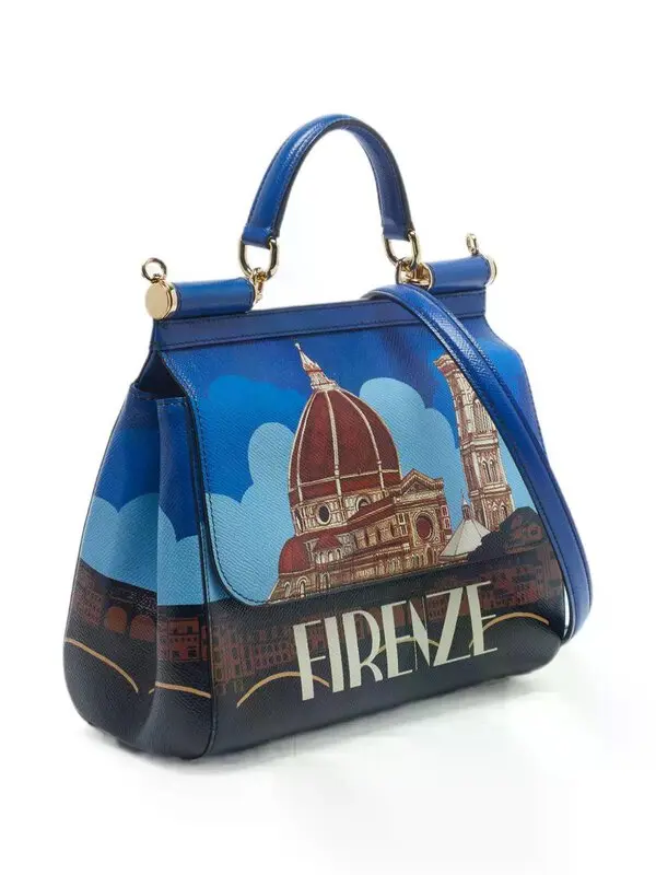 Dolce & Gabbana Medium Miss Sicily Leather Tote Bag