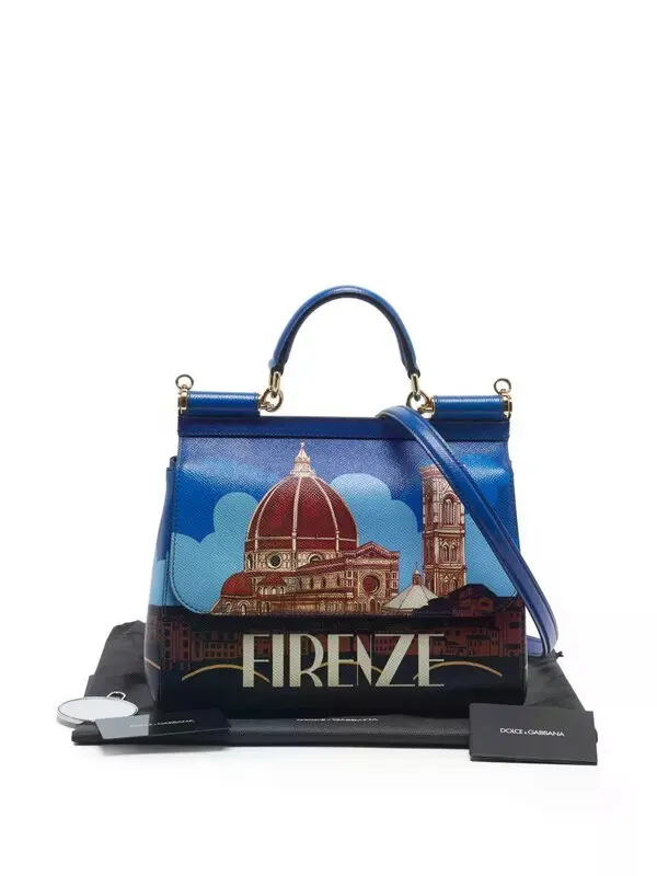 Dolce & Gabbana Medium Miss Sicily Leather Tote Bag