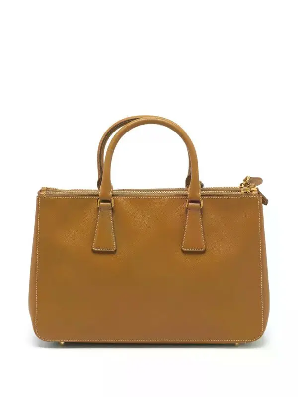 Prada Saffiano Lux Double-zip Tote Bag