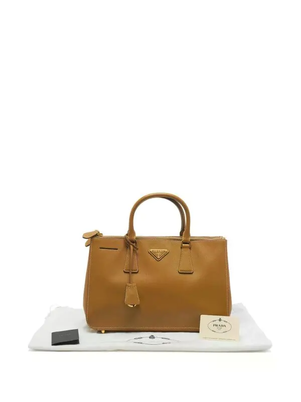 Prada Saffiano Lux Double-zip Tote Bag