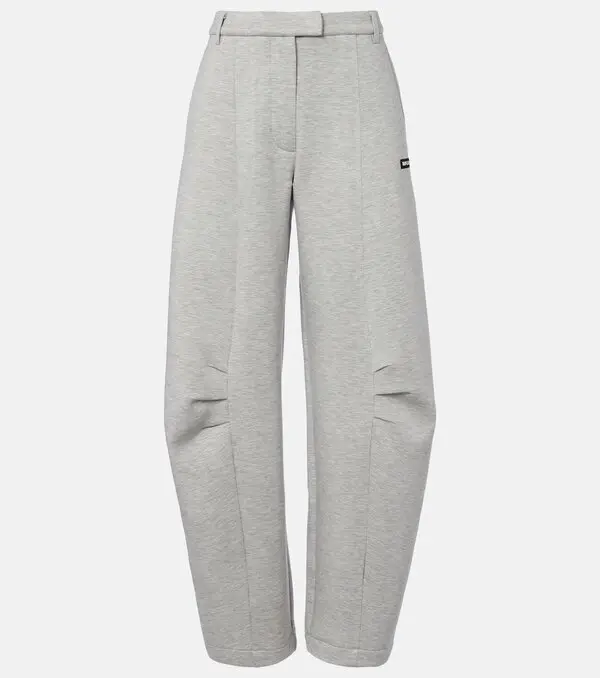 ROTATE BY BIRGER CHRISTENSEN Paneled Barrel-leg Pants - Grey
