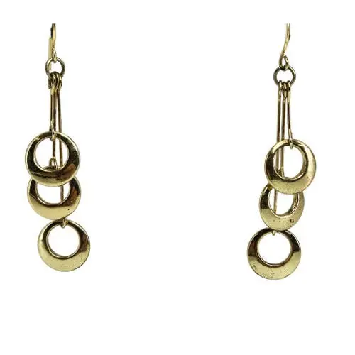 MADISON BEVERLY HILLS Vintage Tone Dangle Earrings - Gold