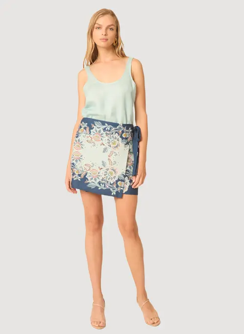 GILNER FARRAR Ashton Cami Top - Light Blue Solid