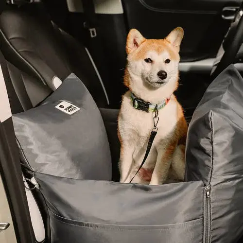 FUNNYFUZZY First Class Waterproof Dog Car Seat Bed