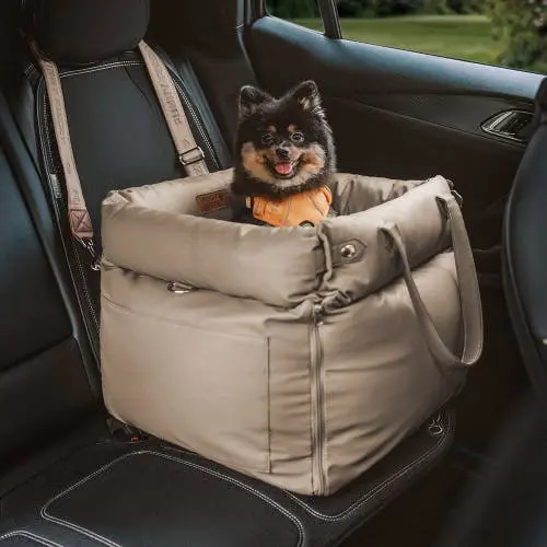 FUNNYFUZZY Voyager Dog Car Booster Bed