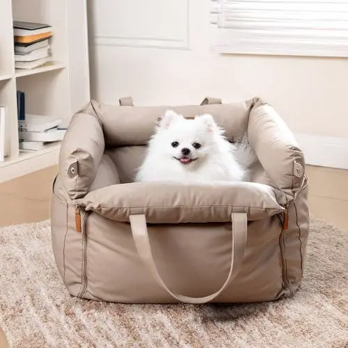 FUNNYFUZZY Voyager Dog Car Booster Bed