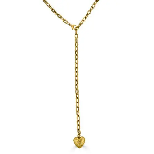 LONI PAUL JEWELRY Long Heart Necklace