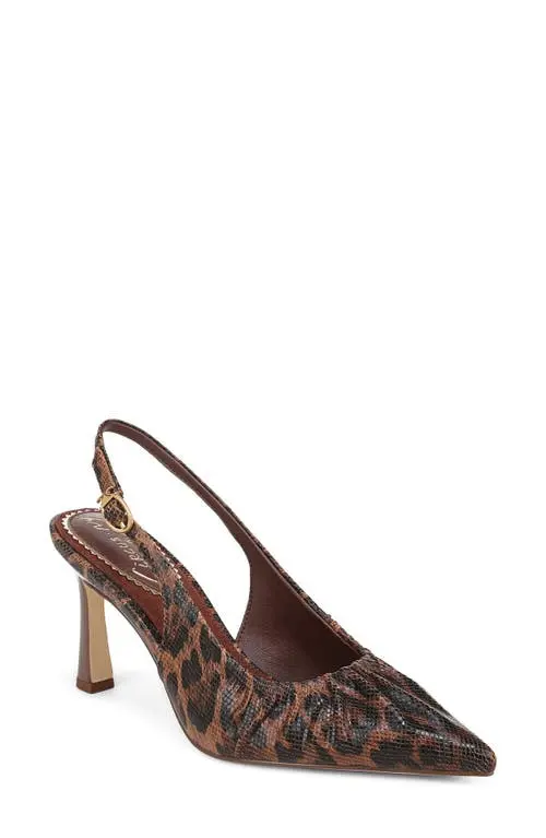 CIRCUS NY BY SAM EDELMAN Tasha Pointed Toe Slingback Pump - Black/ginger Multi