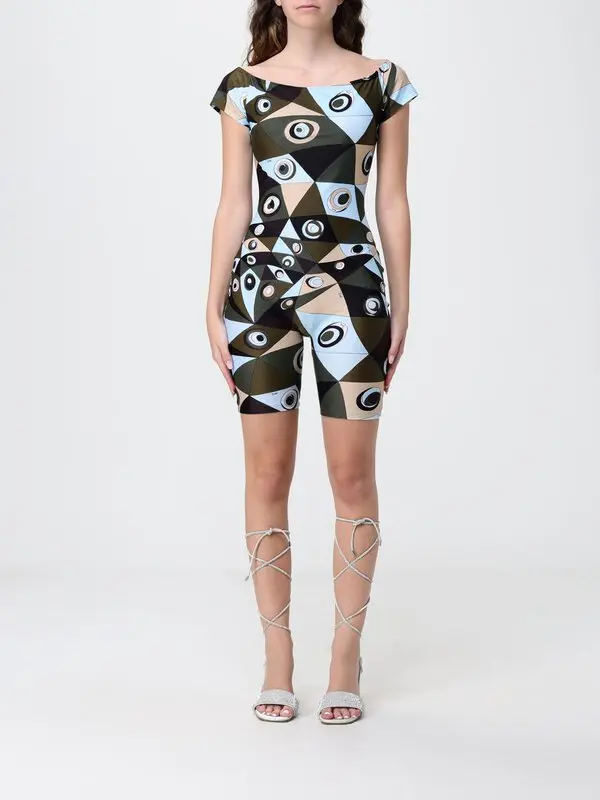 Emilio Pucci Jumpsuit Kaki - Brown