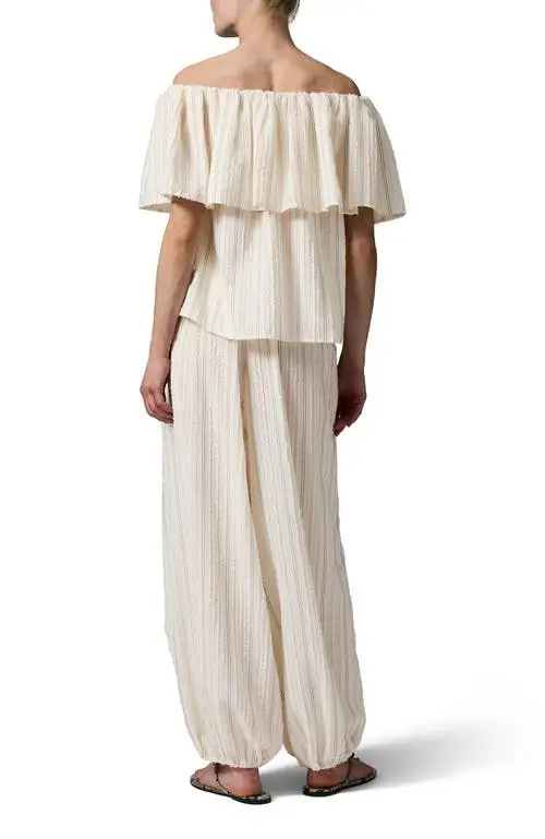 Day Birger Et Mikkelsen Hera Raw Stripe Bardot Top