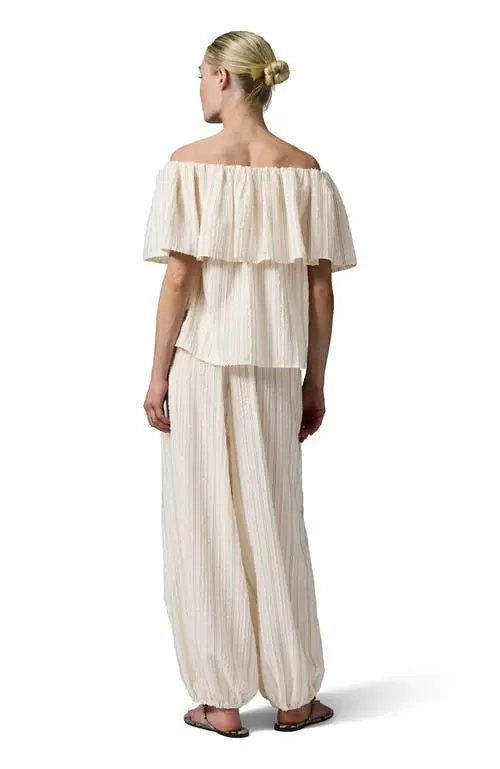 Day Birger Et Mikkelsen Hera Raw Stripe Bardot Top
