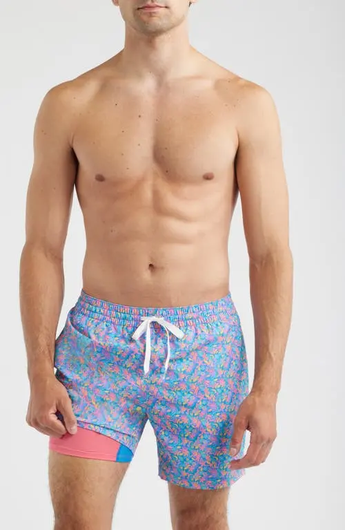 CHUBBIES Spades Floral Swim Trunks