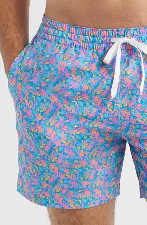 CHUBBIES Spades Floral Swim Trunks