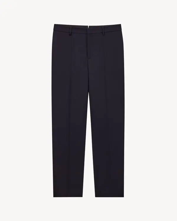 Saint Laurent Slim-fit Pants In Wool Gabardine