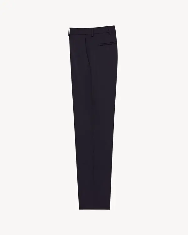 Saint Laurent Slim-fit Pants In Wool Gabardine