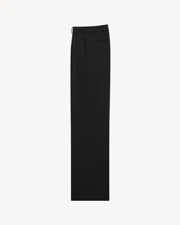 Saint Laurent Grain De Poudre Tailored Pants